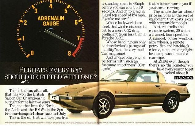 1st gen RX7 magazine adverts - www.RX7fb.com