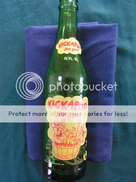 Kickapoo Joy Juice Green Soda Bottle | Antique Bottles, Glass, Jars ...
