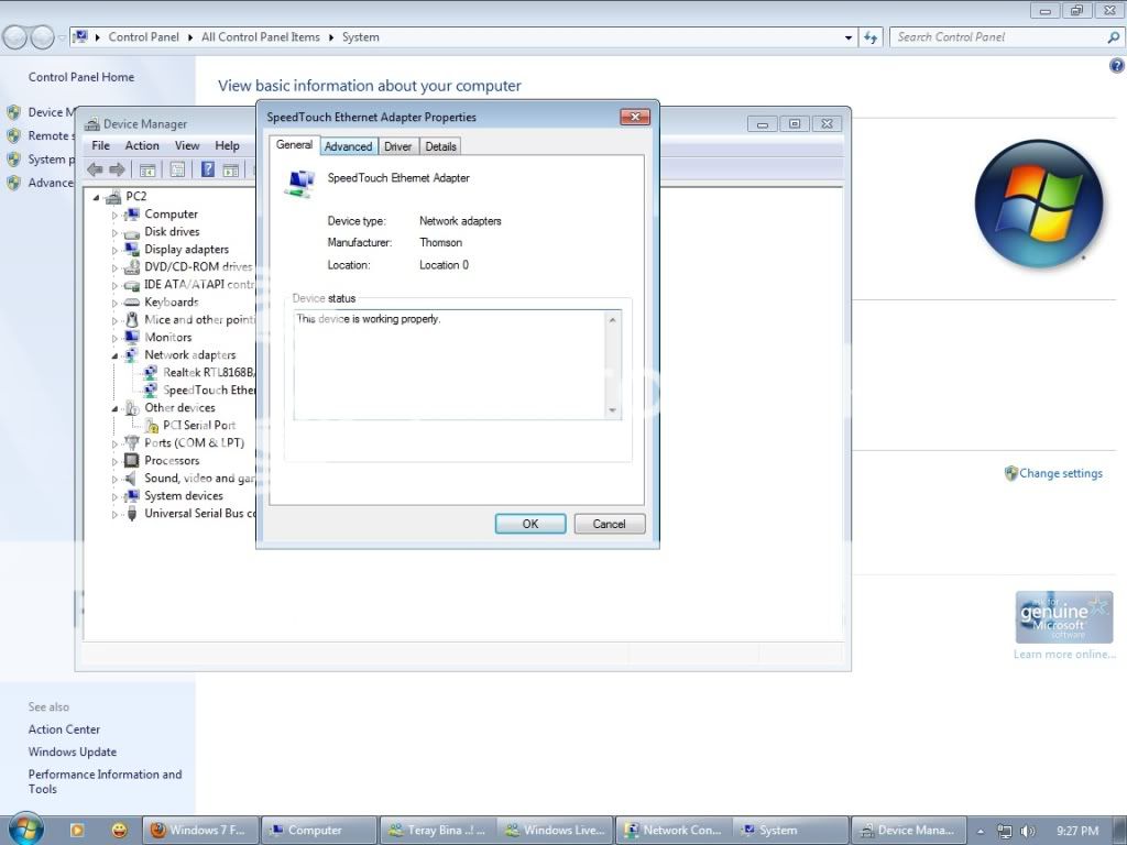 Help SpeedTouch 330 driver for Windows 7 | Windows 7 Forums